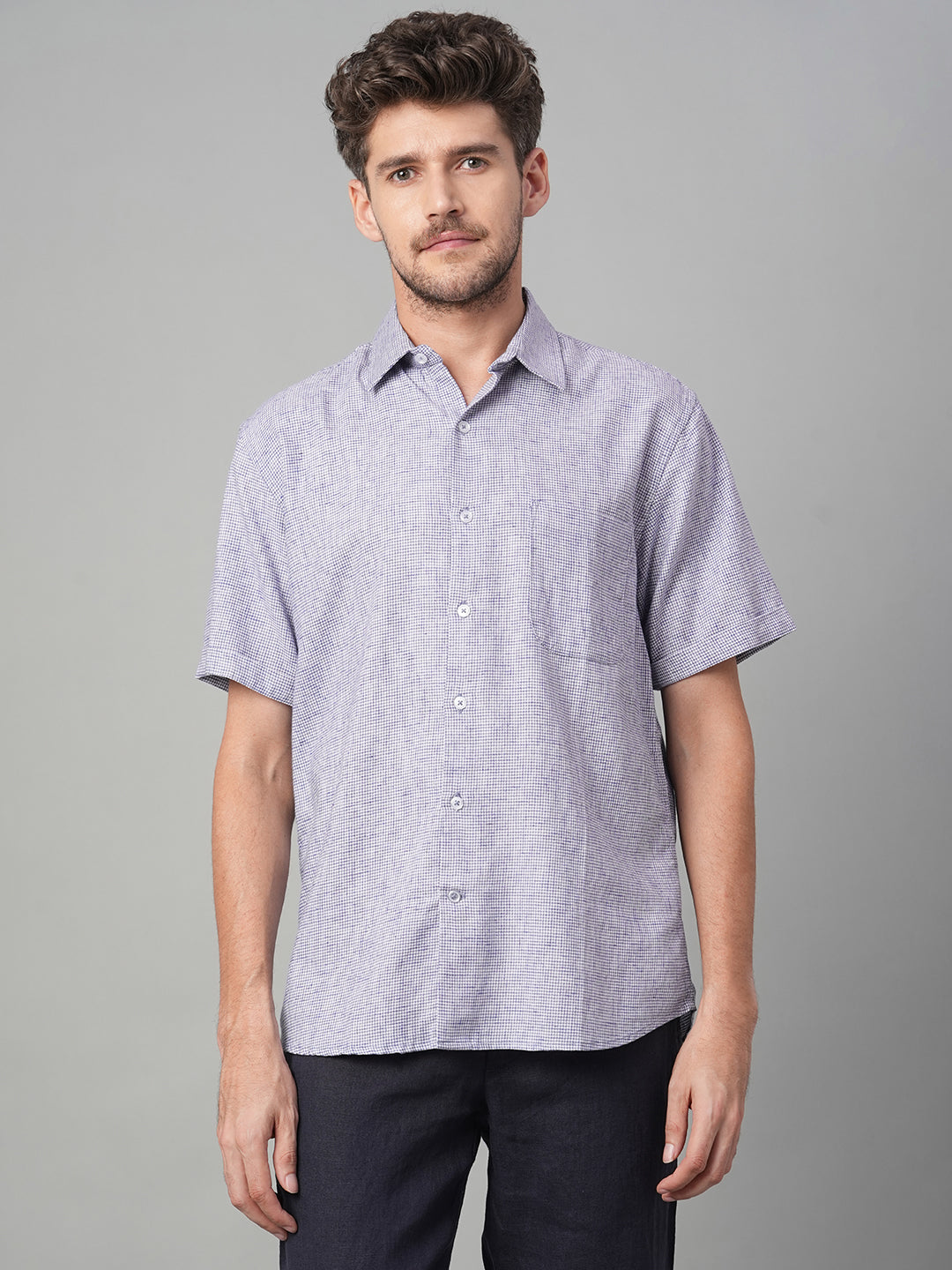 Buy Men's Cotton Excel Casual Wear Regular Fit Shirts|Cottonworld